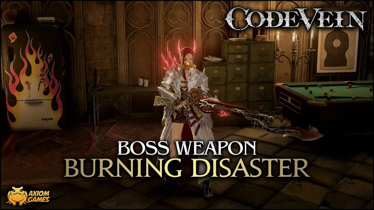 Code Vein - Burning Disaster Boss Weapon - YouTube