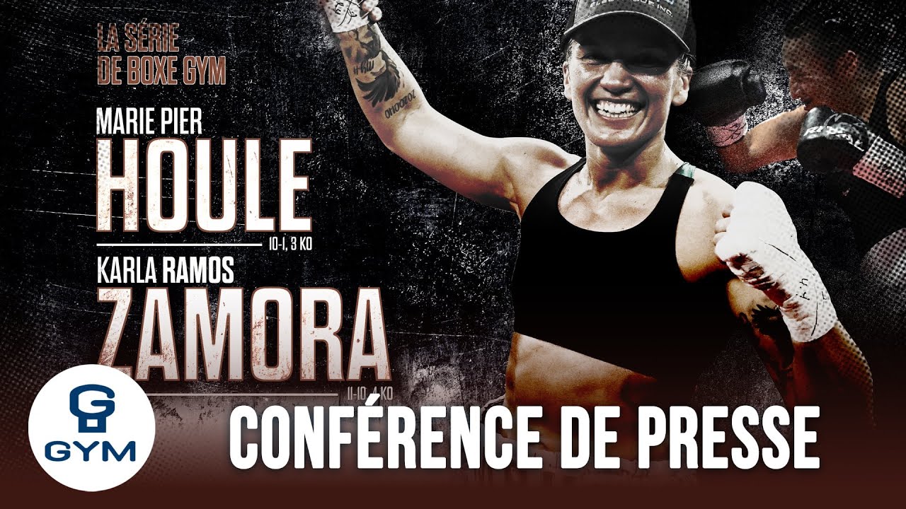 Conférence de Presse - Gala de Boxe du 20 Juin avec Marie-Pier Houle et ...