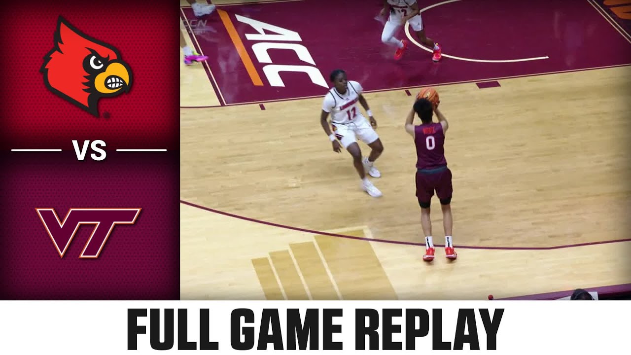 Louisville vs. Virginia Tech Full Game Replay | 2024-25 ACC Women's ...