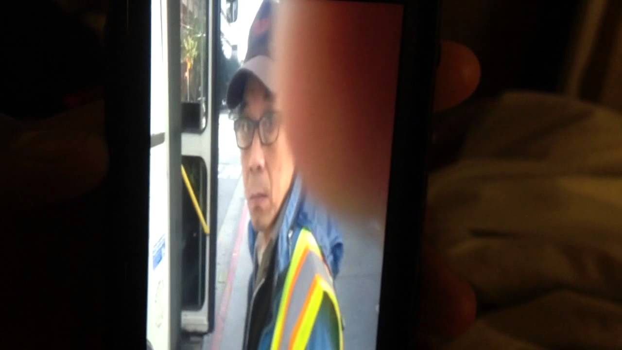 Muni bus driver refusing to give name - YouTube