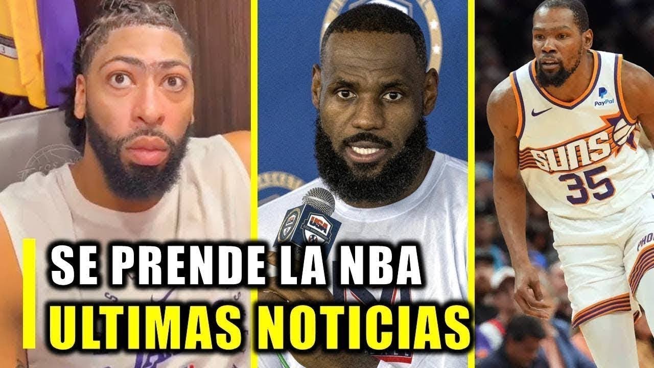 SE PRENDE LA NBA CON LEBRON JAMES LLORANDO ¡ULTIMAS NOTICIAS! - YouTube