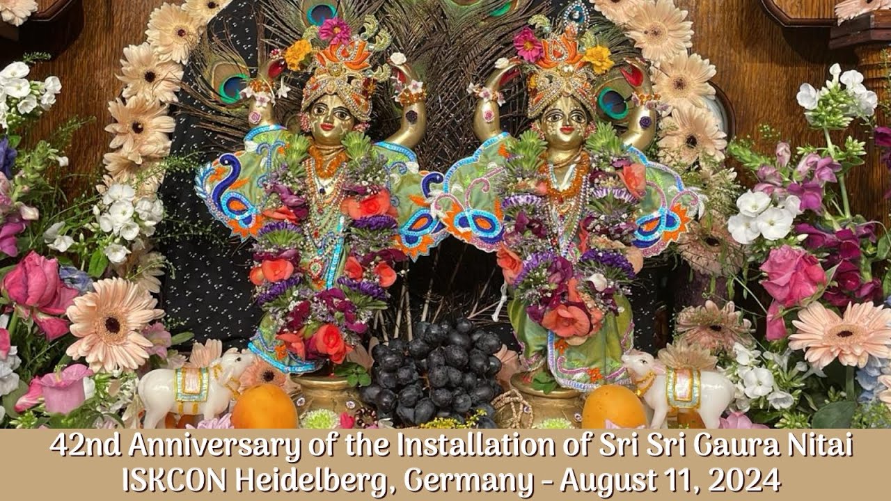 42nd Anniversary of the Installation of Sri Sri Gaura Nitai - ISKCON ...