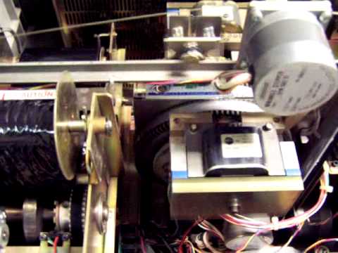 DATACARD Model: 450 S/N: 421 Embosser TEST - YouTube