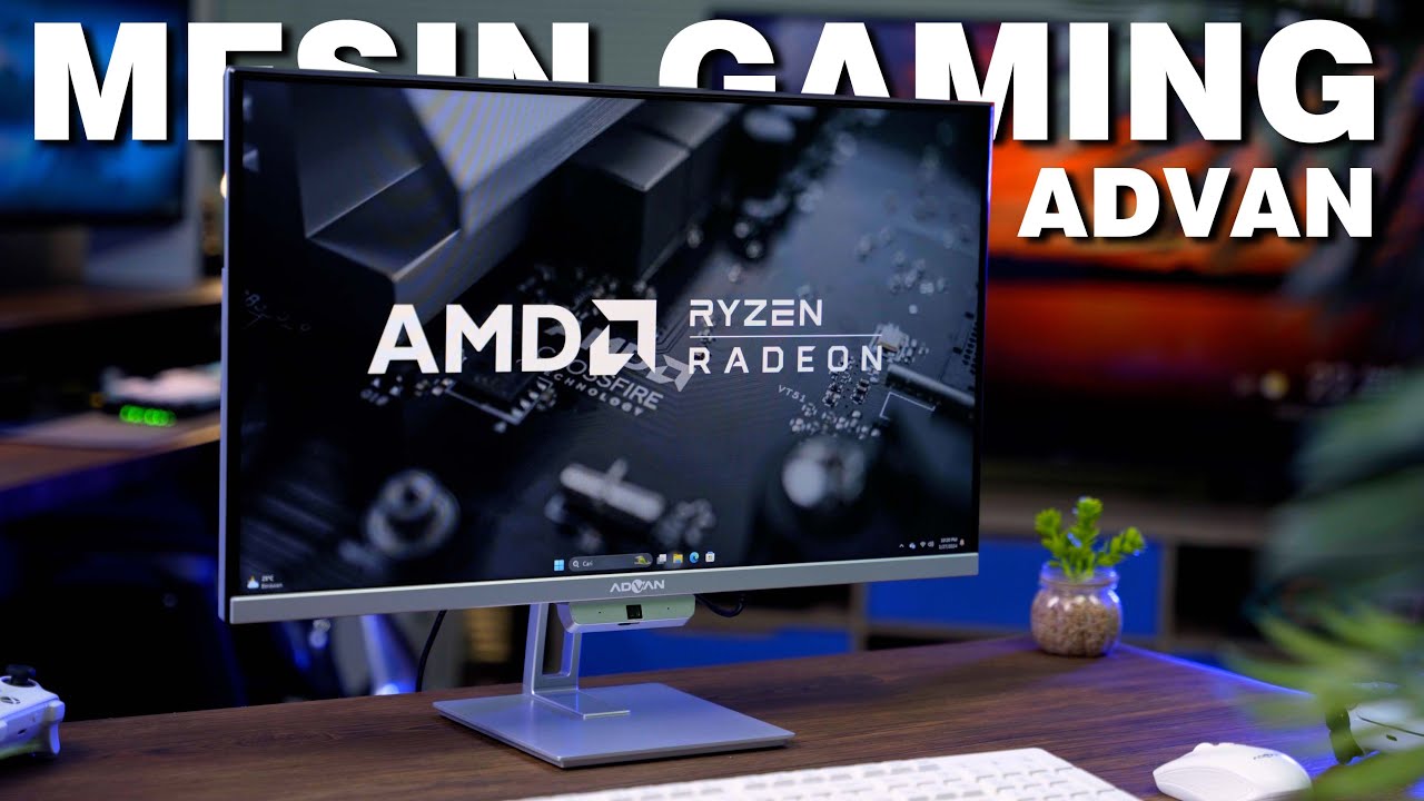 Rp6jt-an Mesin GAMING ADVAN⁉️ Pake Processor AMD RYZEN‼️ Advan ONE PC ...