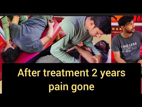 chiropractic adjustment || low back pain || 2 years pain relief by Dr ...