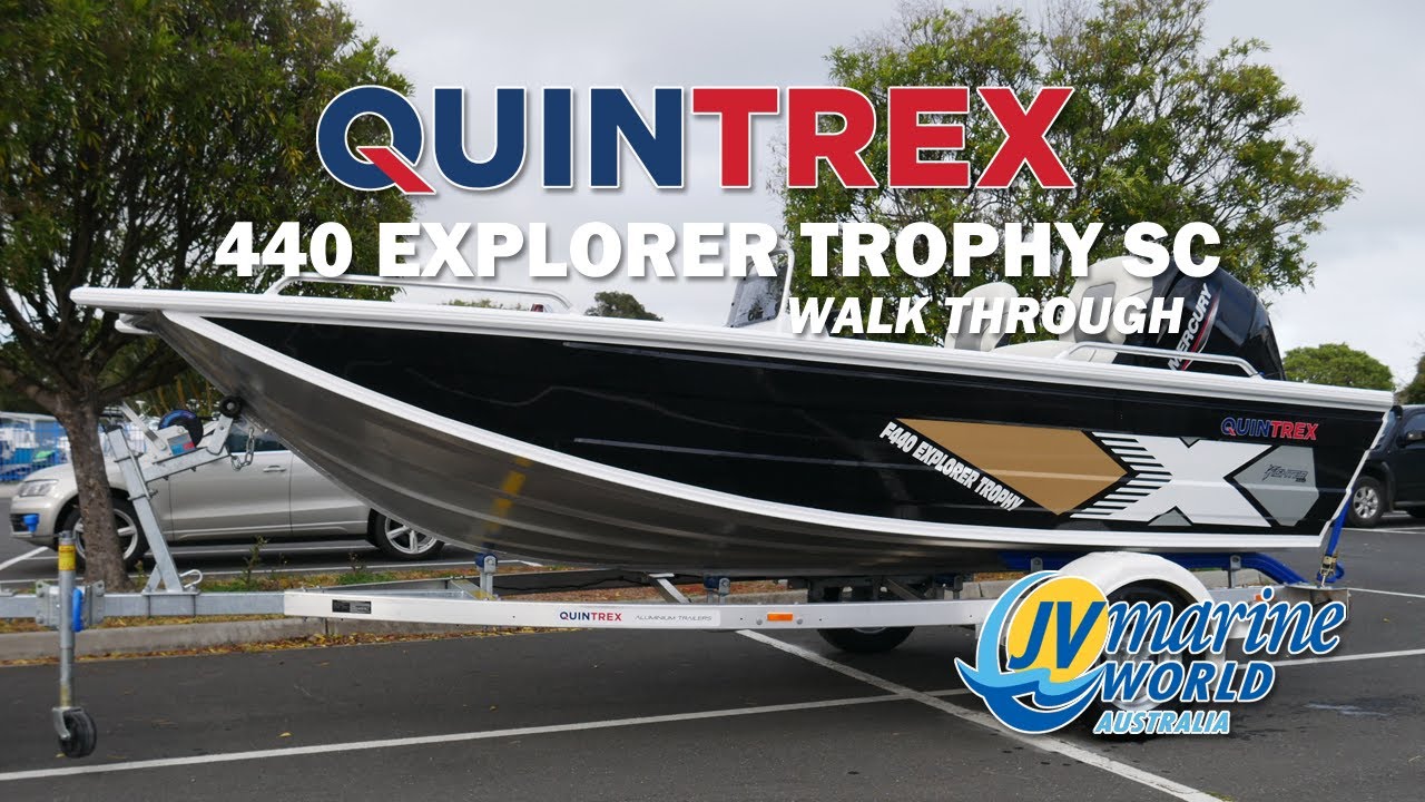 Quintrex 440 Explorer Trophy SC - Walk Through Video - YouTube