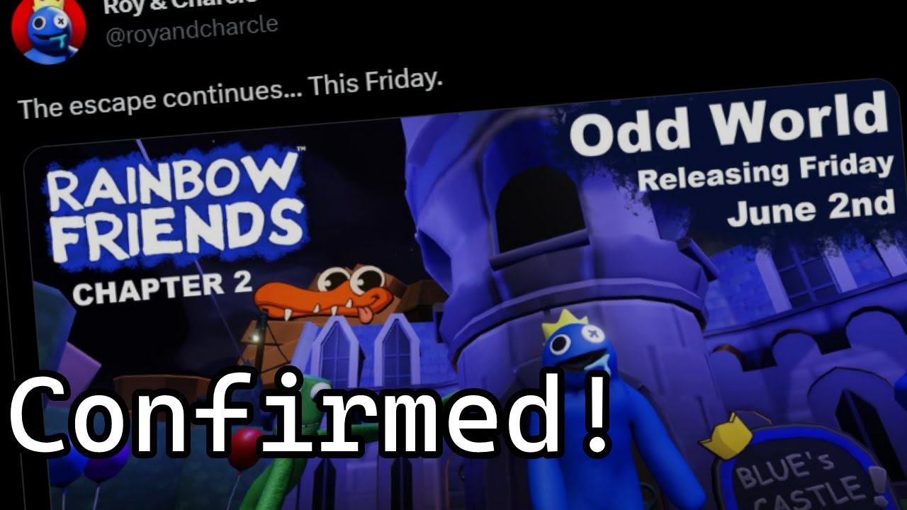 Rainbow Friends Chapter 2 Date Confirmed! - YouTube