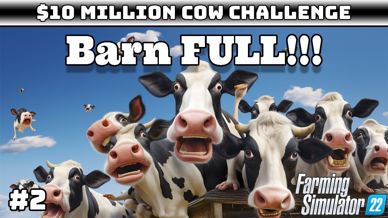 Our Barn Is FULL!!! - Calmsden Farm - EP 2 - Farming Simulator 22 - YouTube