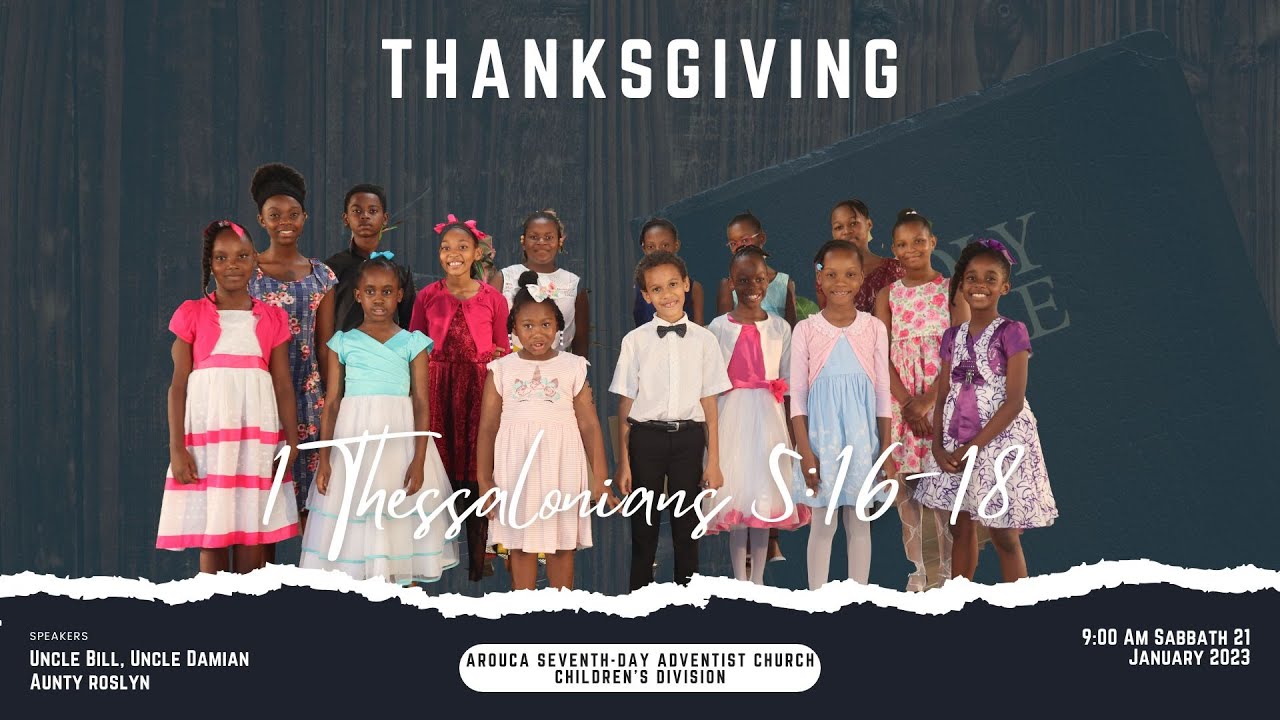 Children's Programme | Thanksgiving Service (Part 1) | 21st January ...