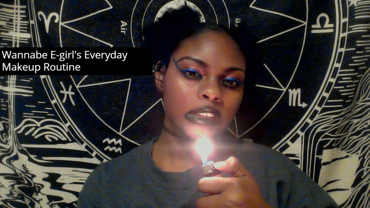 Wannabe E-girl's Everyday Makeup Tutorial (FAIL LMAO) - YouTube