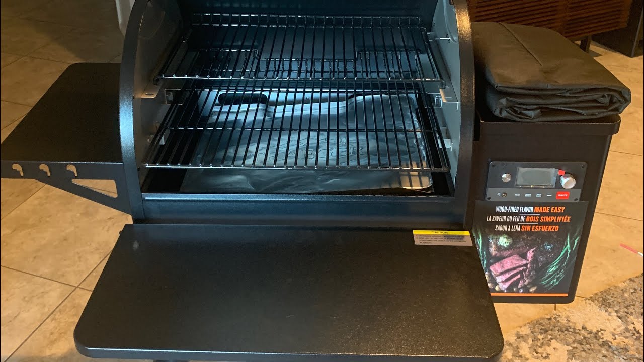Treager Unboxing, build and first cook with the kids #timelapse # ...