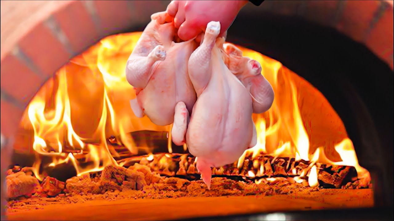 How to make THE BEST OVEN ROASTED BBQ Chicken ! Cooking With Fire - YouTube