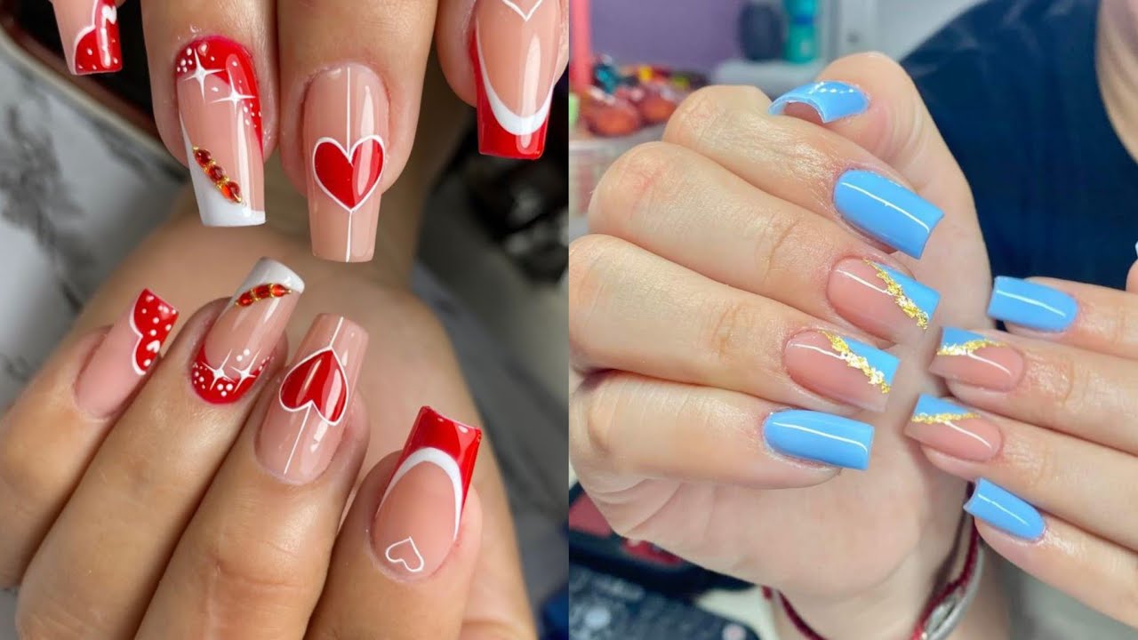 Very Creative And Trending Nail Polish Printed Nail Polish Designs ...