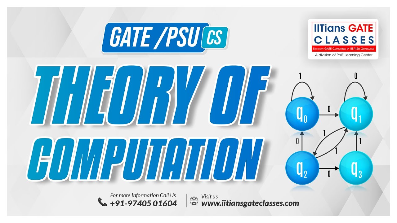 Theory of Computation | GATE 2023/24 Online Coaching | GATE/PSU ...
