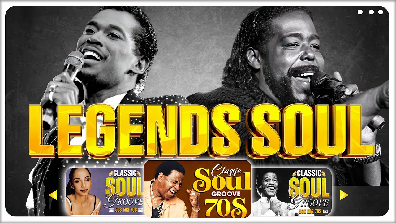 Barry White, Luther Vandross, Marvin Gaye, Billy Paul, James Brown 💕 ...