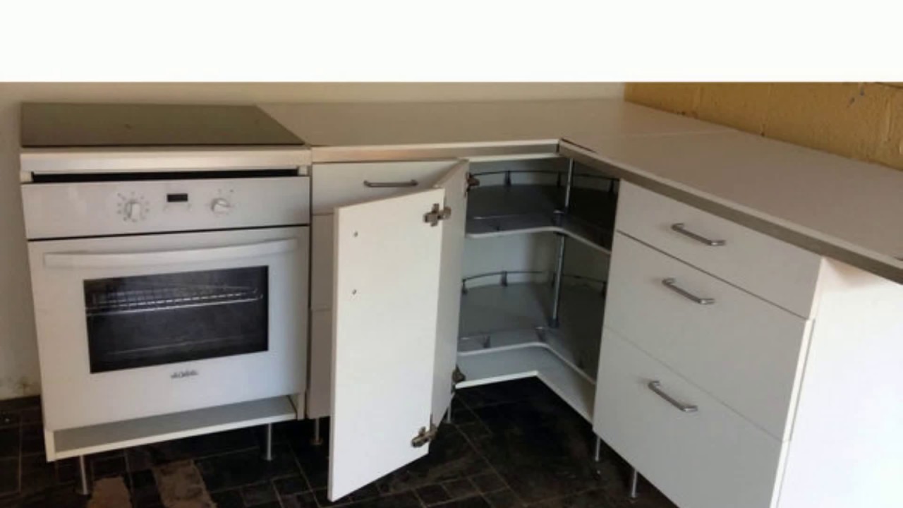 Meuble Bas D Angle Pour Cuisine - YouTube