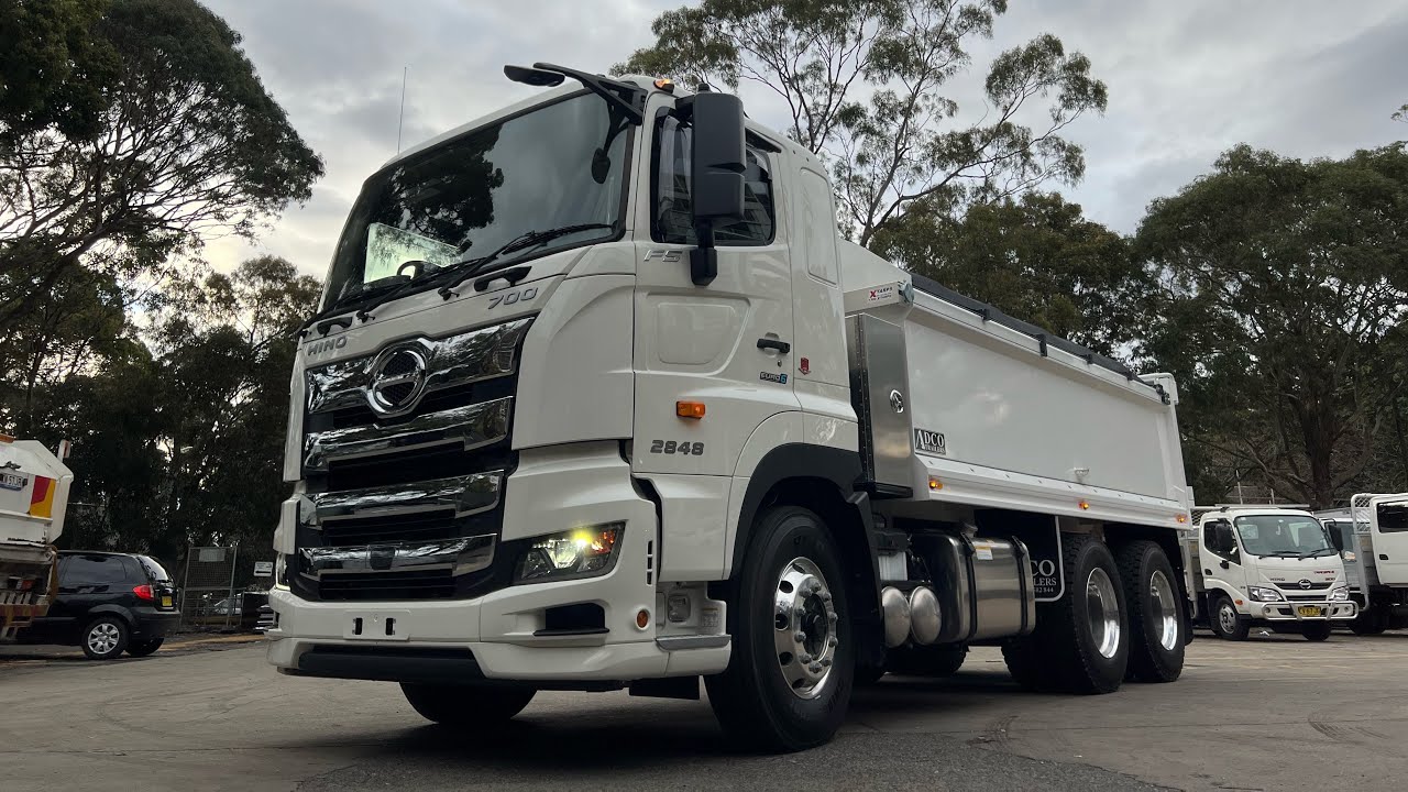 Hino FS 2848 Heavy Duty Tipper Dump Truck Adco Trailer Civil Demo ...