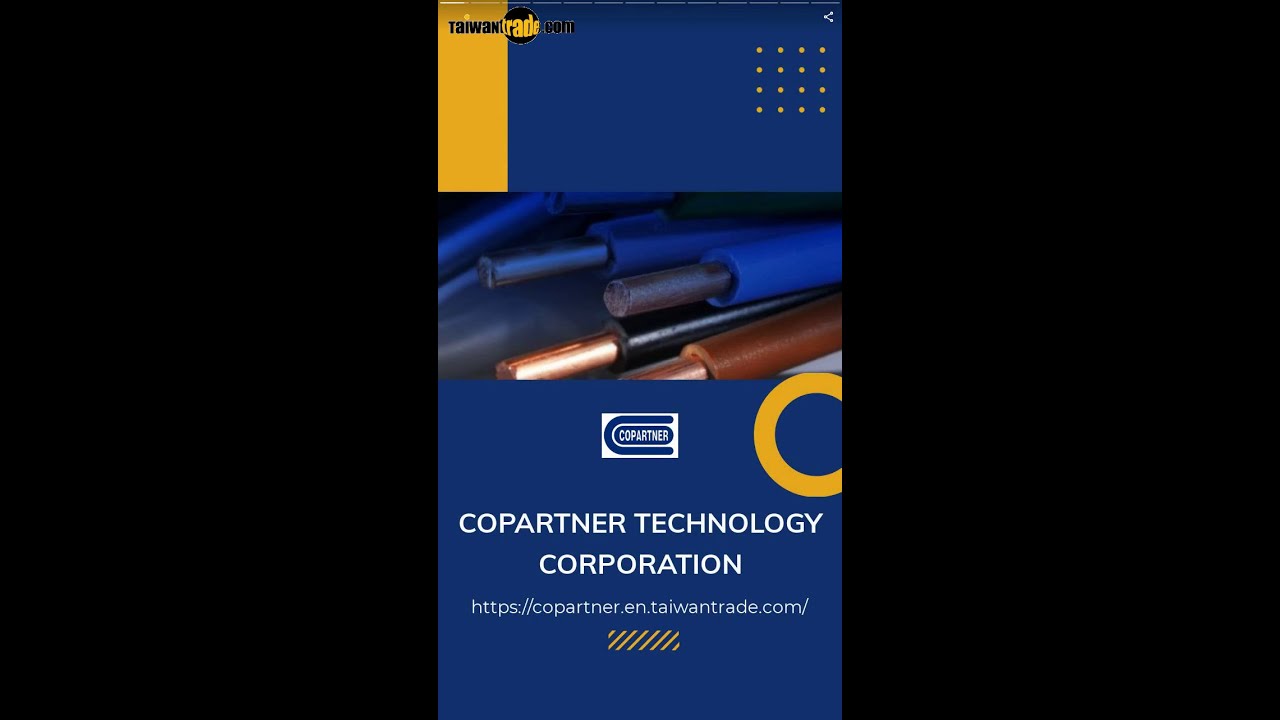 Automation cable | COPARTNER TECHNOLOGY CORPORATION | Taiwantrade - YouTube