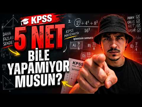 '5 Net Bile Yapamıyorum' Diyenler İçin Matematik Çözümleri