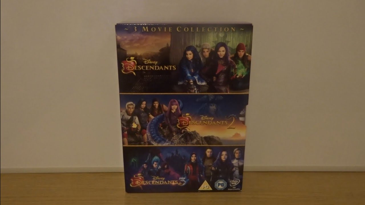 Descendants 1-3 Box Set (UK) DVD Unboxing - YouTube