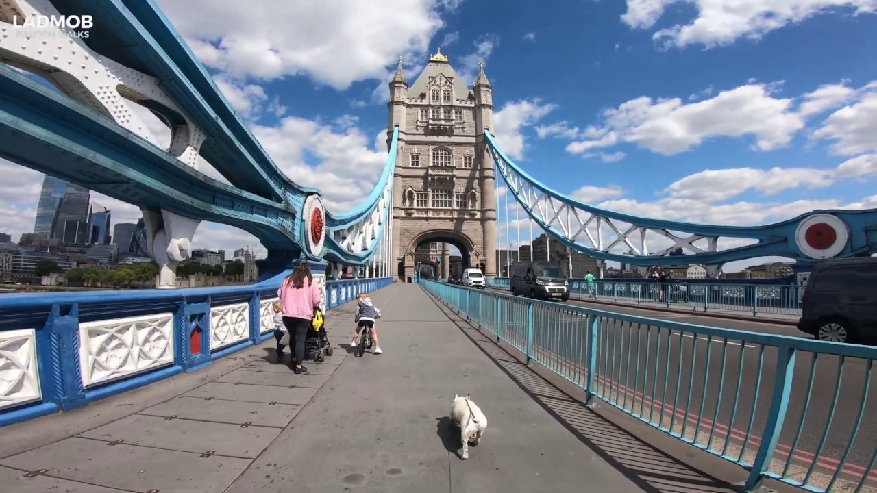 Walking From London Bridge to Tower Bridge | Walking Tour London [ 4k ...