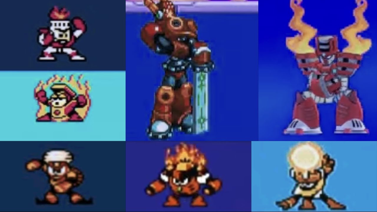 Megaman: Fire-Themed Robot Masters - YouTube