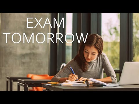 HOW TO STUDY FOR EXAMS IN ONE DAY | EXAM TOMORROW - YouTube