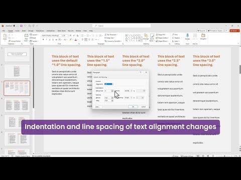 Enhance readability with line spacing tutorial - YouTube