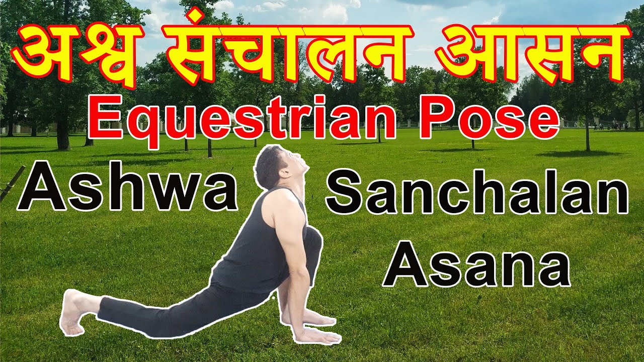 अश्व संचालन आसन | Ashwa Sanchalanasana | Equestrian Pose | Riding Horse ...