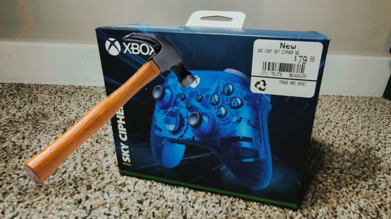 unboxing and reviewing on brand new Xbox sky cipher controller - YouTube
