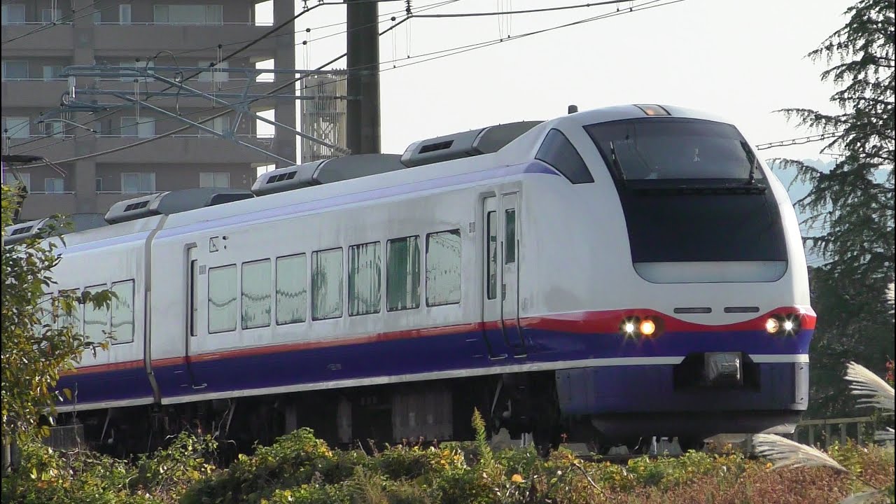 特急しらゆき2号新井行き【4K】E653系H201編成52M信越本線上り - YouTube