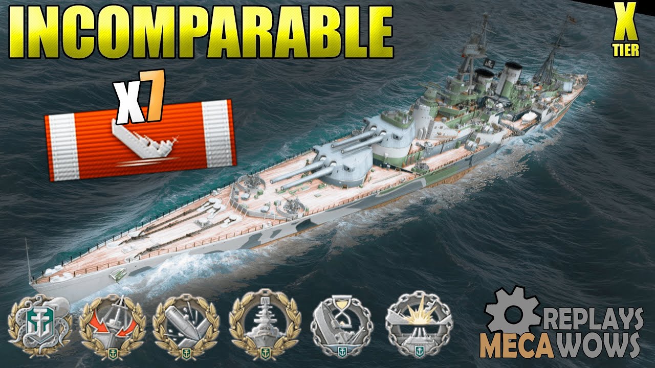 Incomparable 7 Kills & 234k Damage | World of Warships Gameplay 4k ...