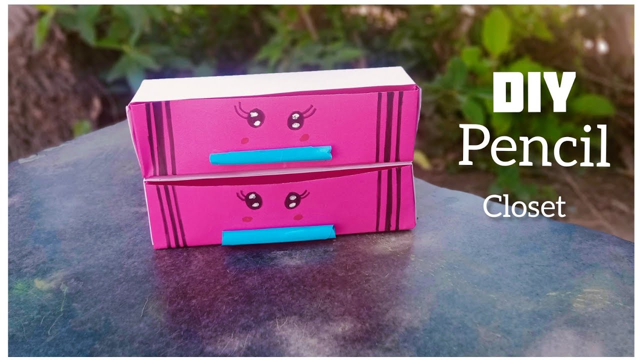How to make pencil Box| paper pen & pencil box craft|jesi art room ...