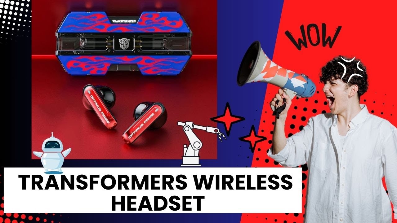 Choice Transformers TF-T01 Bluetooth 5.3 Earphone Wireless Headset - YouTube