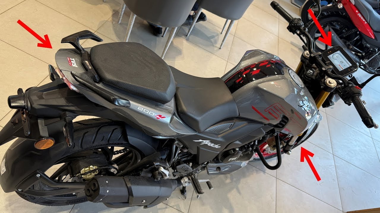 All New Tvs Apache RTR 200 4v Finally Updated with 5 Big Features 😍 ...