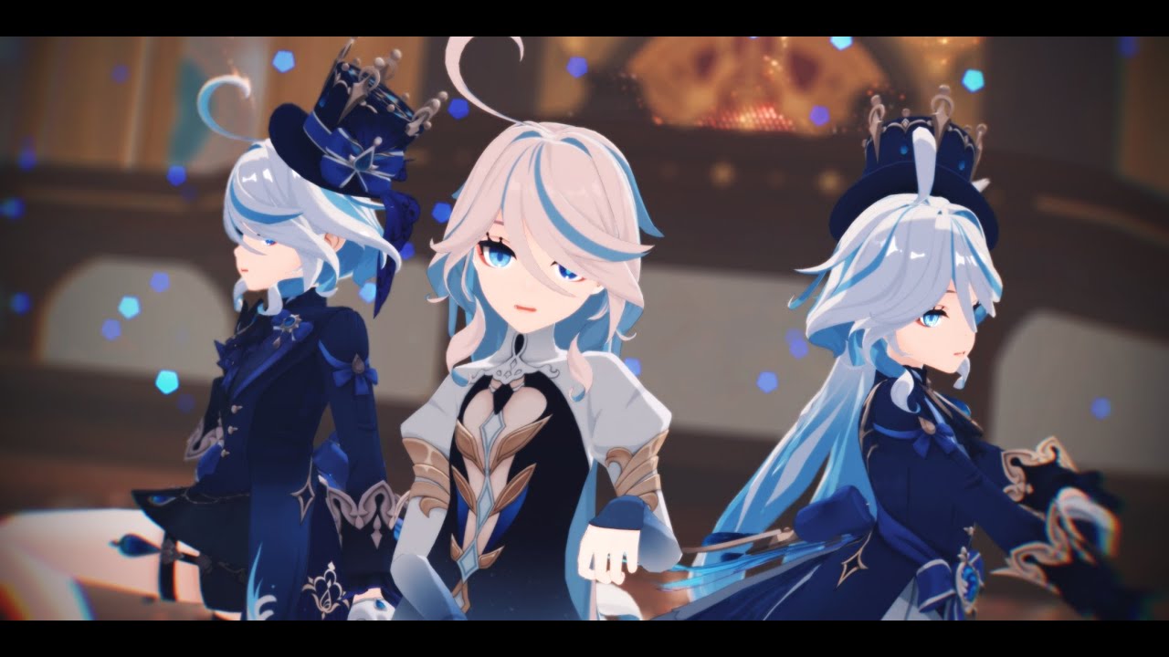 【Genshin Impact MMD／4K／60FPS】Furina(Focalors)【桃源恋歌】 - YouTube
