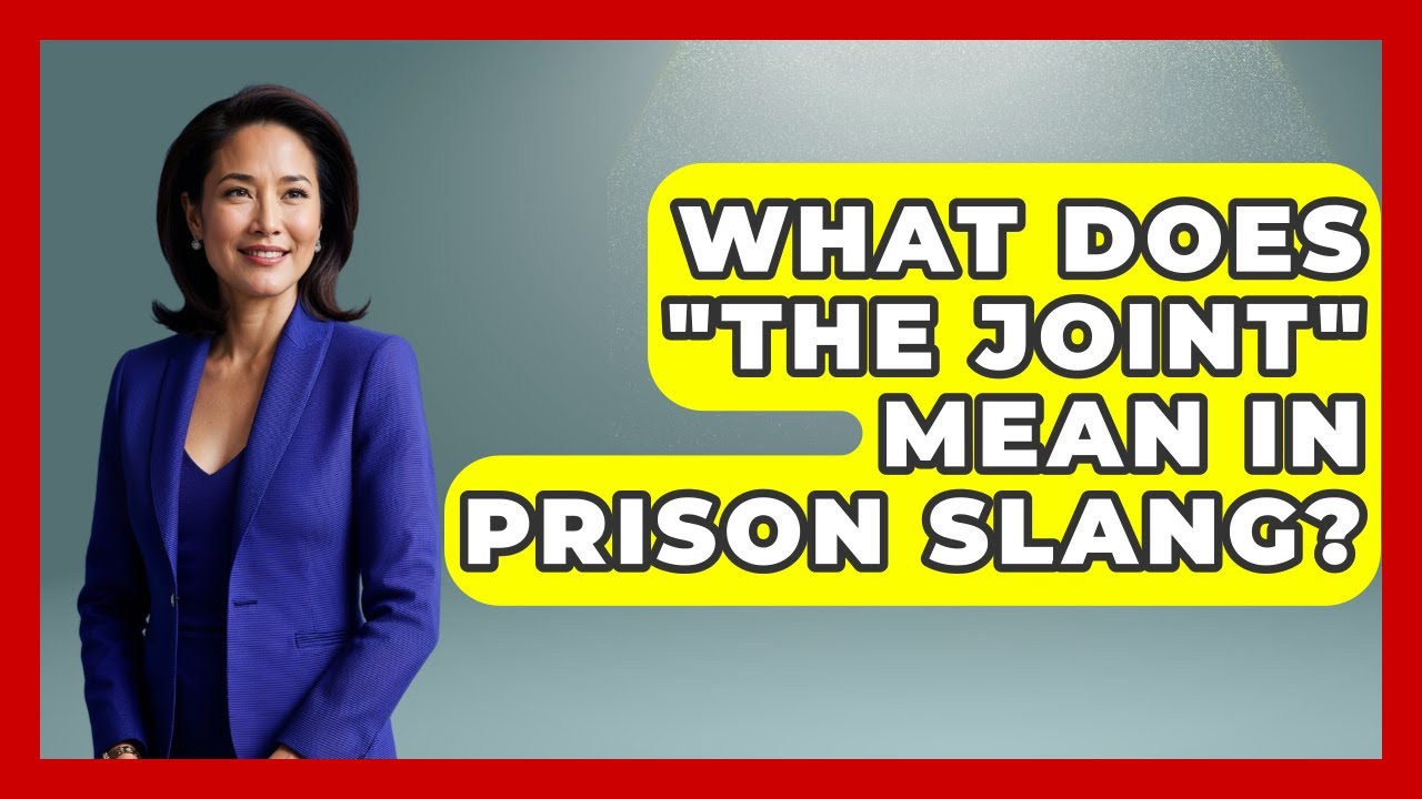 What Does "the Joint" Mean In Prison Slang? - Jail & Prison Insider ...
