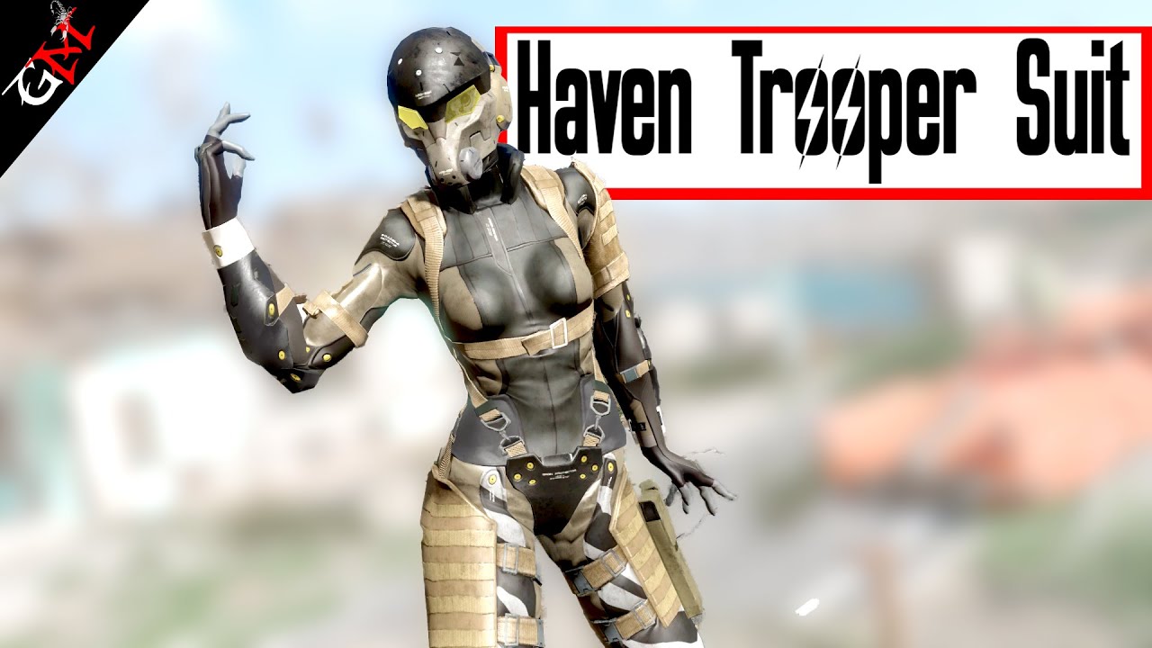 Haven Trooper Suit from MGS | FALLOUT 4 MODS - YouTube