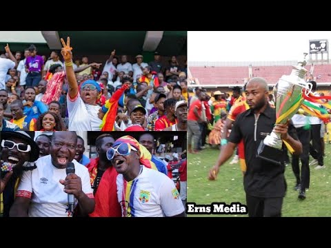 How hearts of oak captain Awako officially presented the cup to the ...