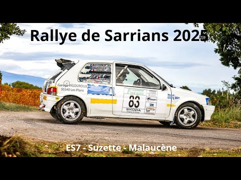 Rallye de Sarrians 2025 - ES7 - Caméra Embarquée - YouTube