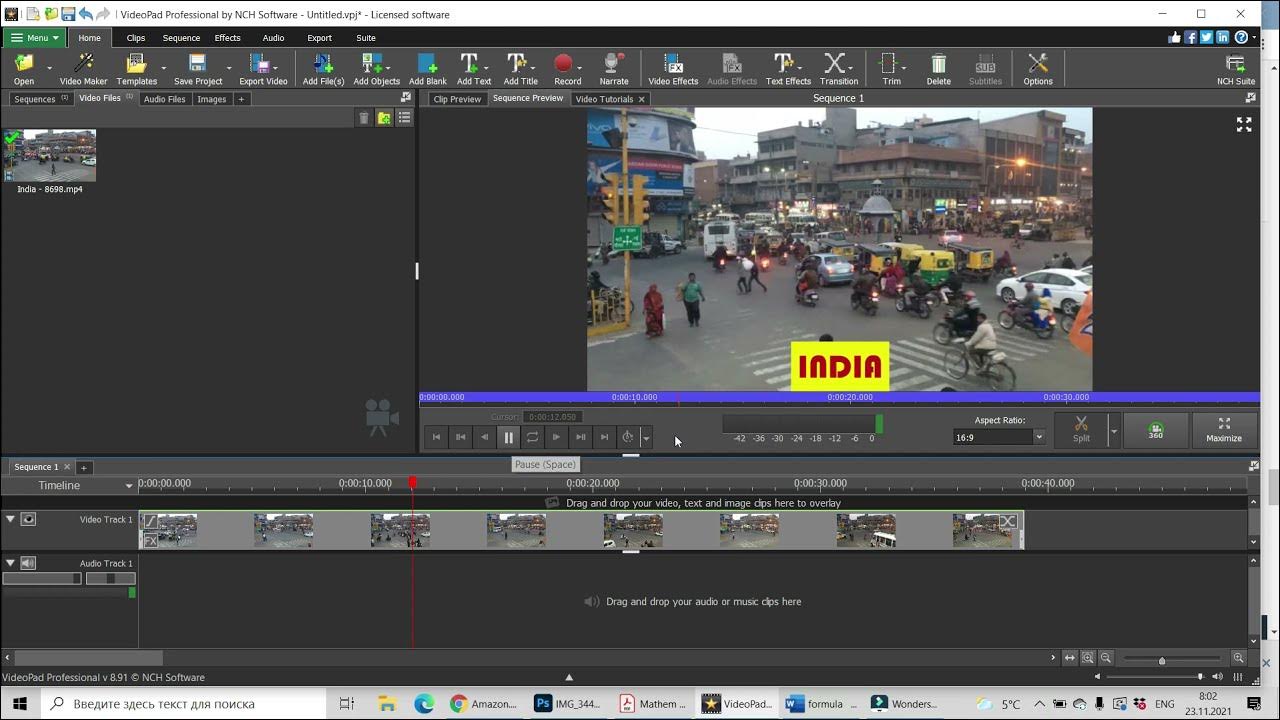 How To Add The Subtitles To Your Video In VideoPad | VideoPad Tutorials | Lets Do Tech - YouTube