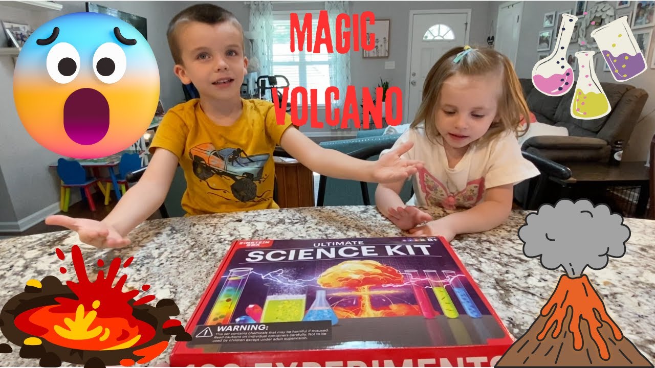 Magic Volcano Science Experiment (Made for kids) - YouTube