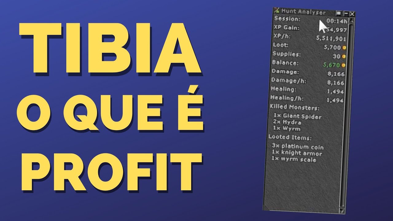 Tibia O Que é Profit - YouTube
