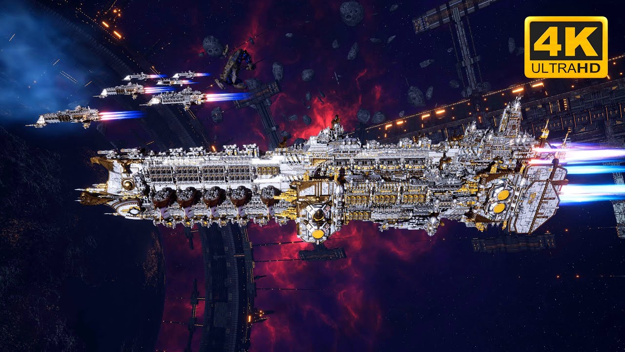 Imperial Navy vs Tau Merchant Fleet - Skalgrim Mod - 4K Quality ...