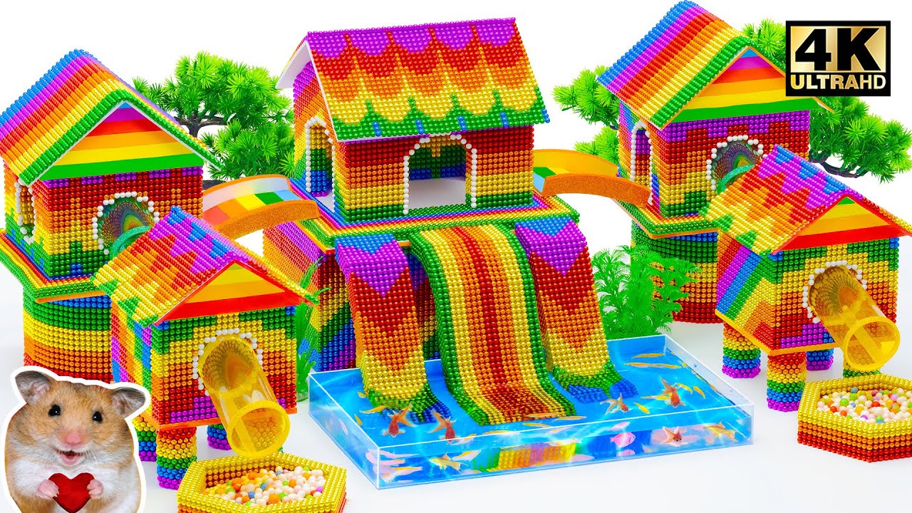 DIY How To Build Mini Playground With Water Slide And Swimming Pool ...