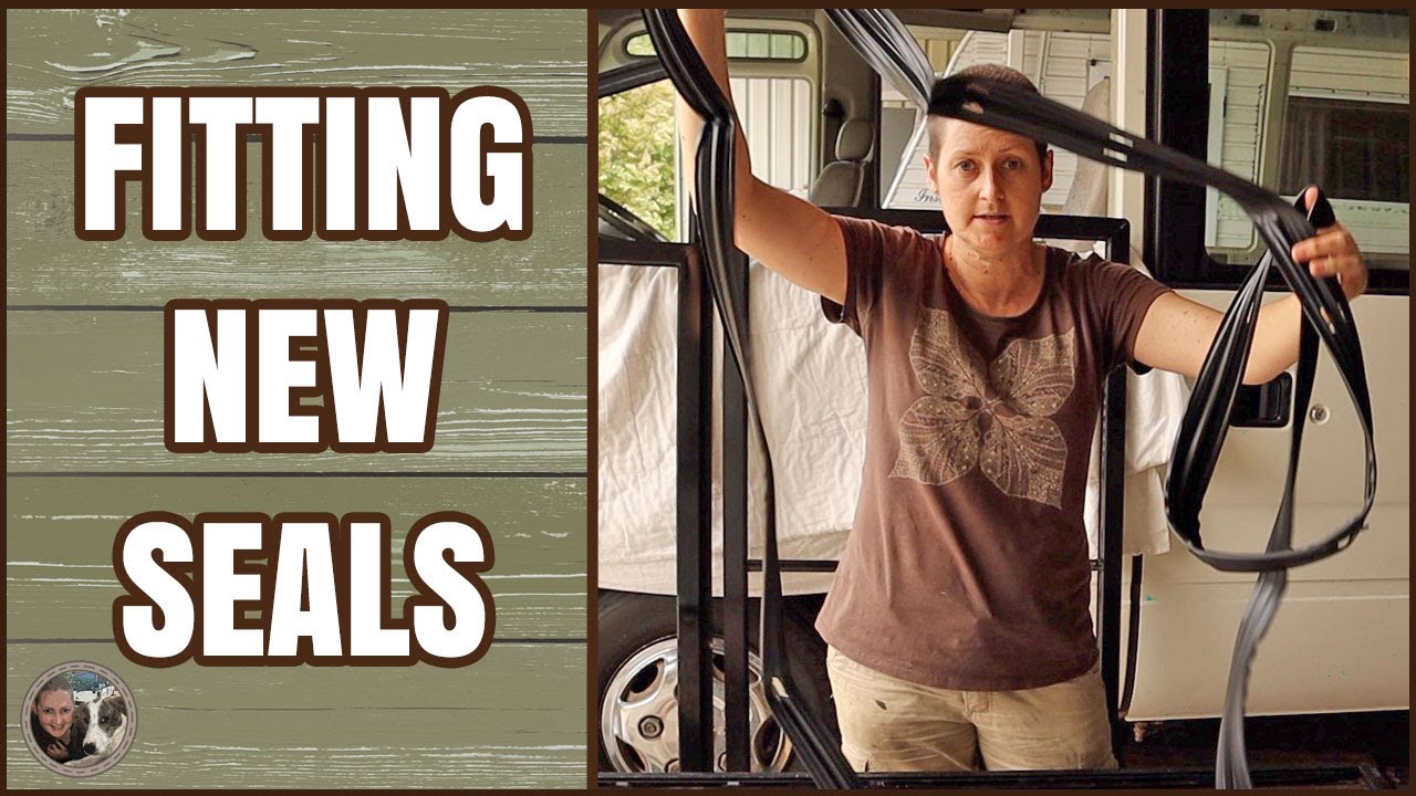 Replacing the window seals and preparing the windows for reinstallation ...