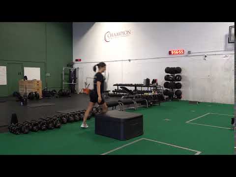 Double Leg Box Jump to Vertical Depth Jump - YouTube