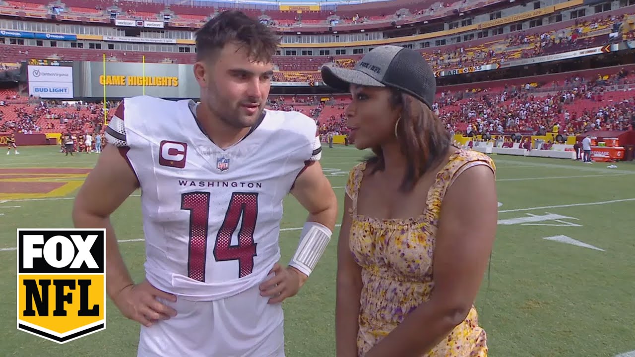 Commanders' Sam Howell on the defense creating opportunities for the ...