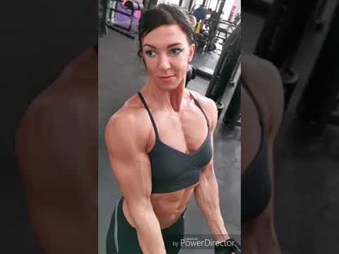 Flexing biceps and triceps