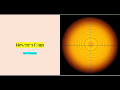 Newton's Rings||why central fringe is dark||why newton's rings are ...